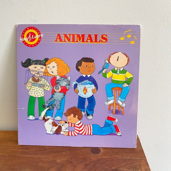 Vintage | Toys | Vintage 988 Animals Sing Learn Vinyl Record | Poshmark